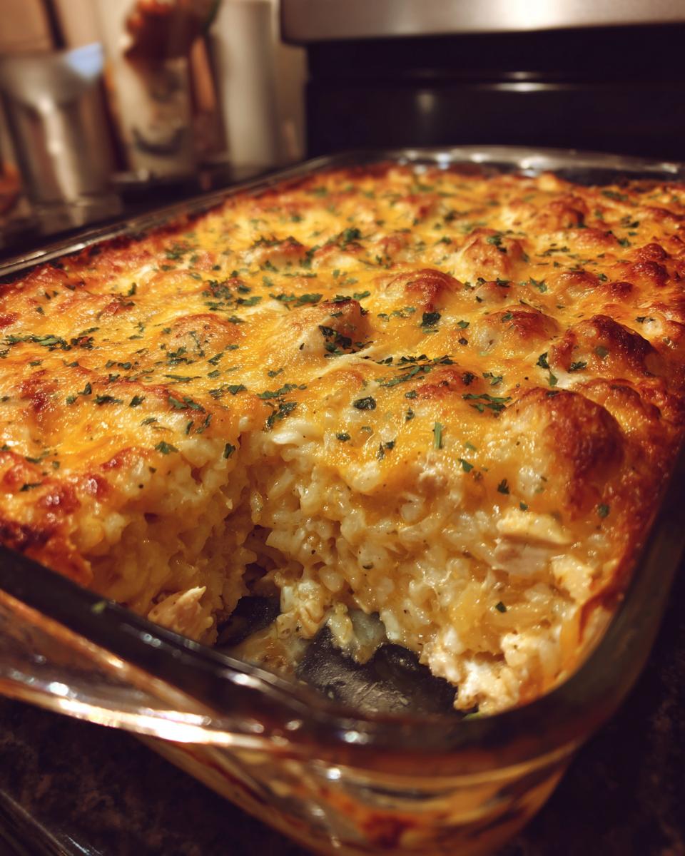 Amazing 35-Minute Cheesy Chicken and Rice